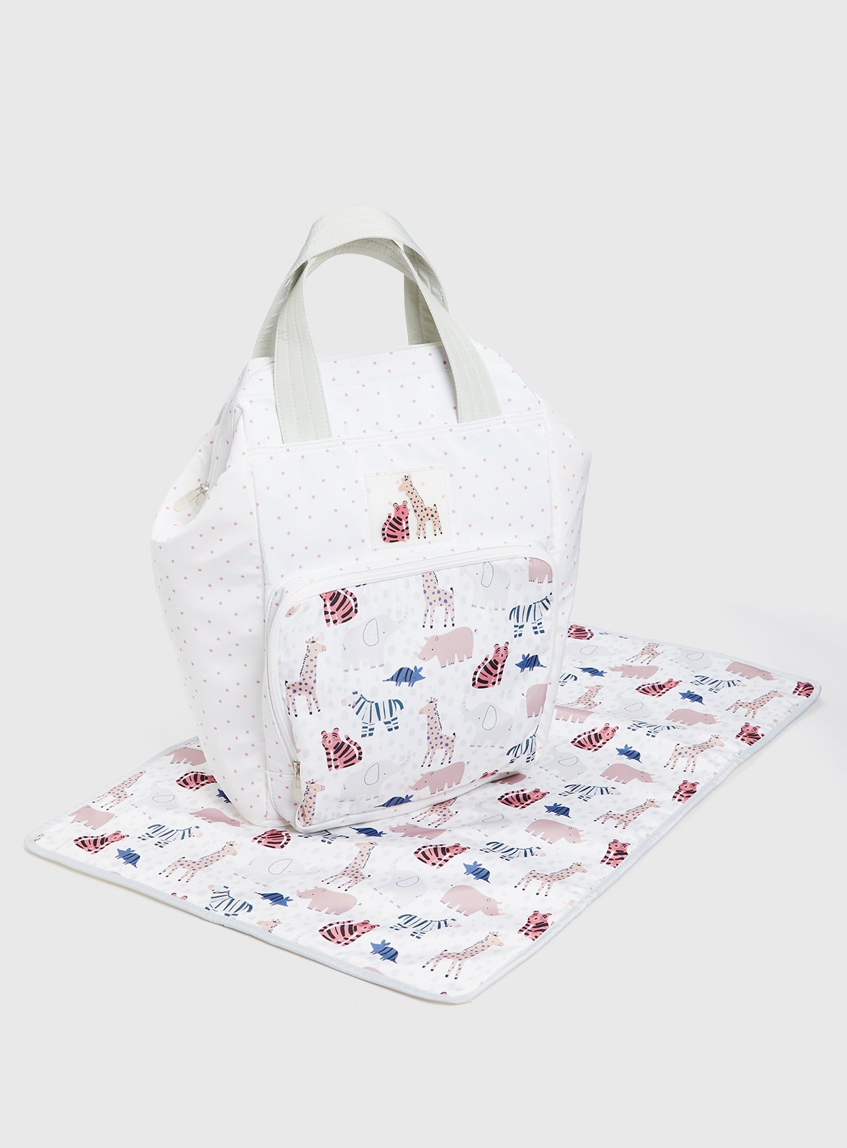 White Safari Animal Changing Bag & Mat review | 9.6 / 10