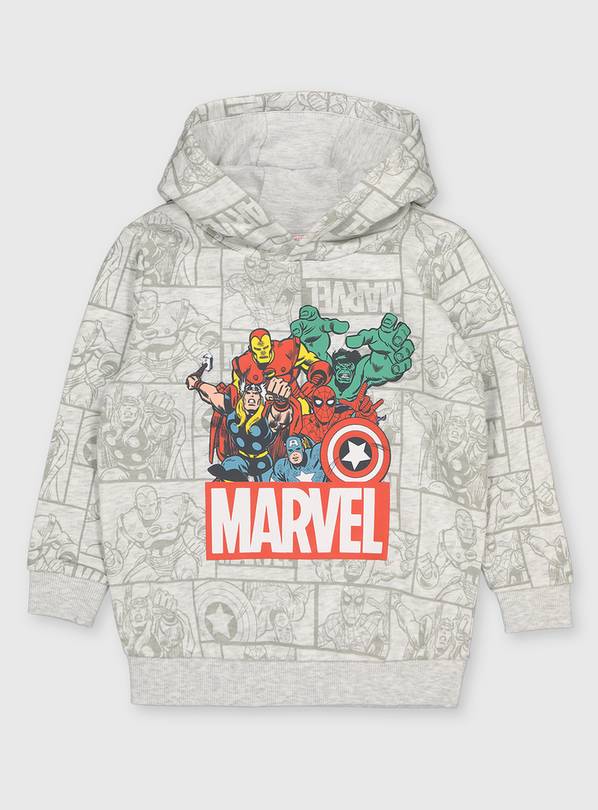 Buy Marvel Comics Grey The Avengers Coord Hoodie - 1-1.5 years ...