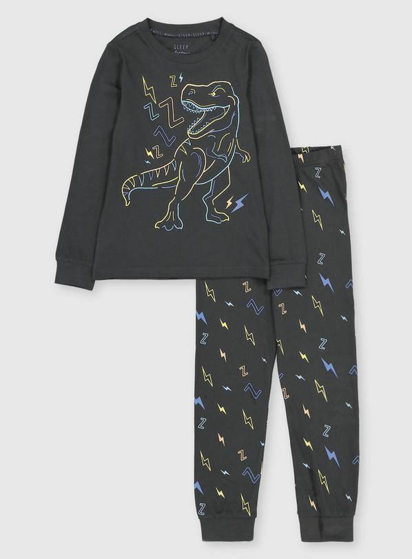 Buy Black Electric Dinosaur Pyjamas - 11-12 years | Pyjamas | Argos