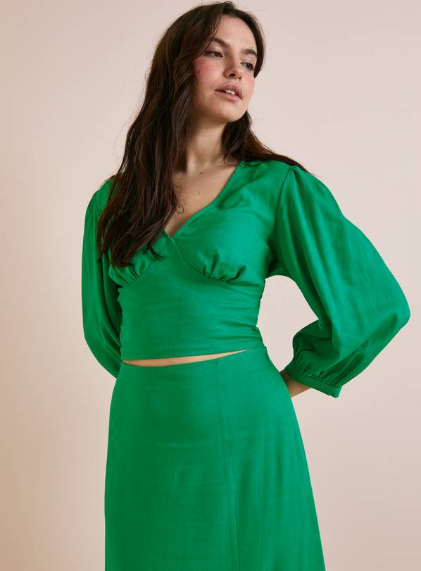 Buy Everbelle Green Coord Bodice Top - 6 | Tops | Argos