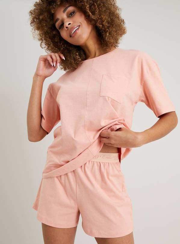 Buy Coral Centre Seam Shortie Pyjamas - 10 | Pyjamas | Argos