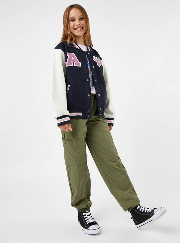 Buy Navy Varsity Baseball Jacket 7-8 years | Coats and jackets | Argos