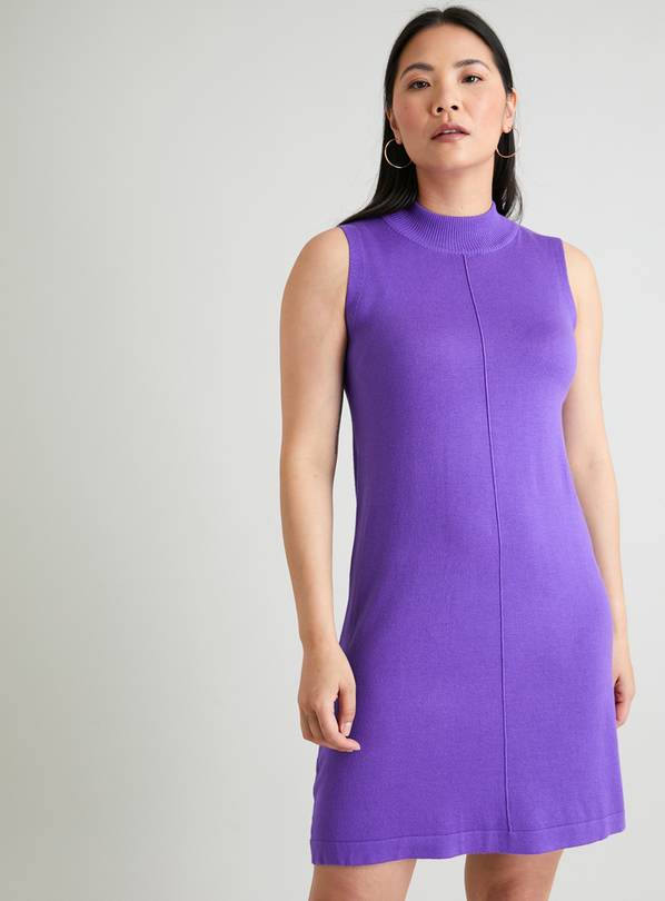 Buy Purple Sleeveless Knitted Dress 24 | Dresses | Argos