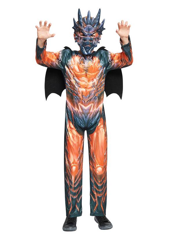 Buy Orange Dragon Costume 3-4 Years | Kids fancy dress costumes | Argos