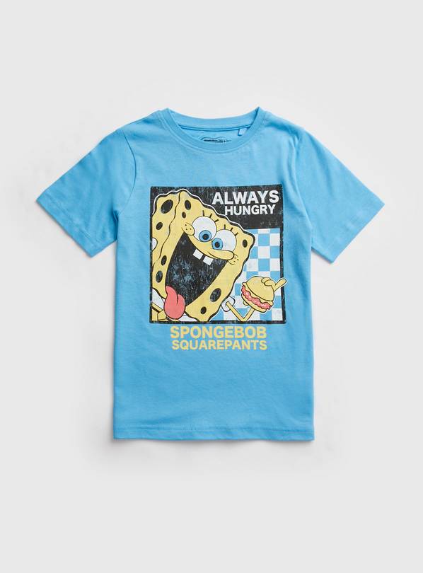 Buy SpongeBob Blue Always Hungry T-Shirt - 3 years | T-shirts and ...