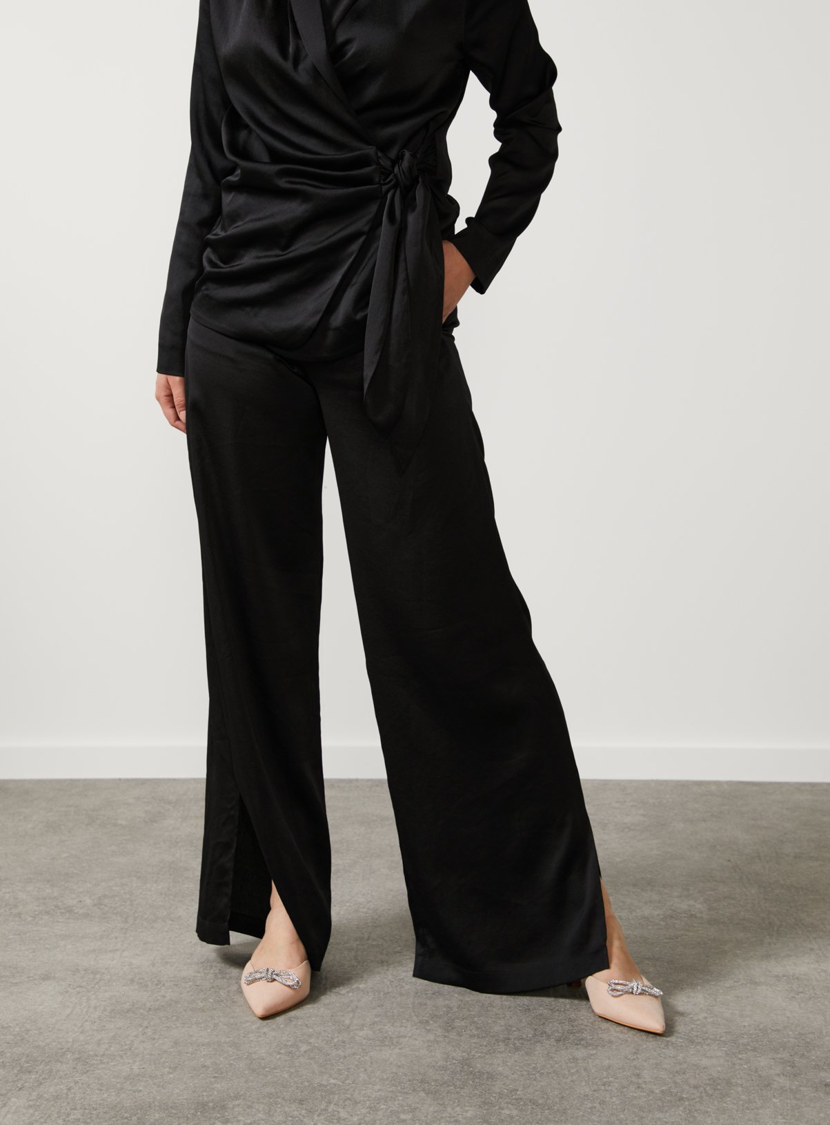 For All The Love Satin Coord Wide Leg Trouser review | 9.2 / 10