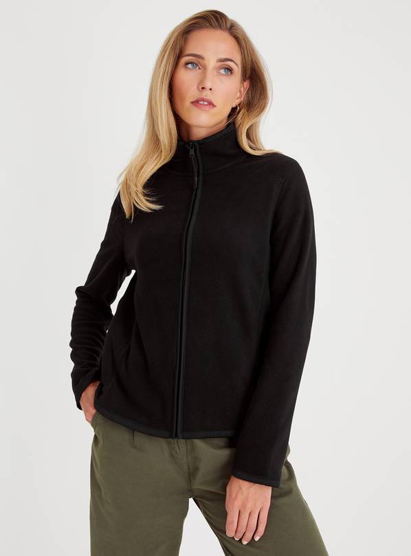 Buy Black Microfleece Zip-Through 16 | Hoodies and sweatshirts | Argos