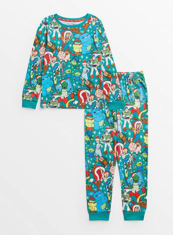 Buy Disney Toy Story Green Christmas Pyjamas 5-6 years | Christmas ...