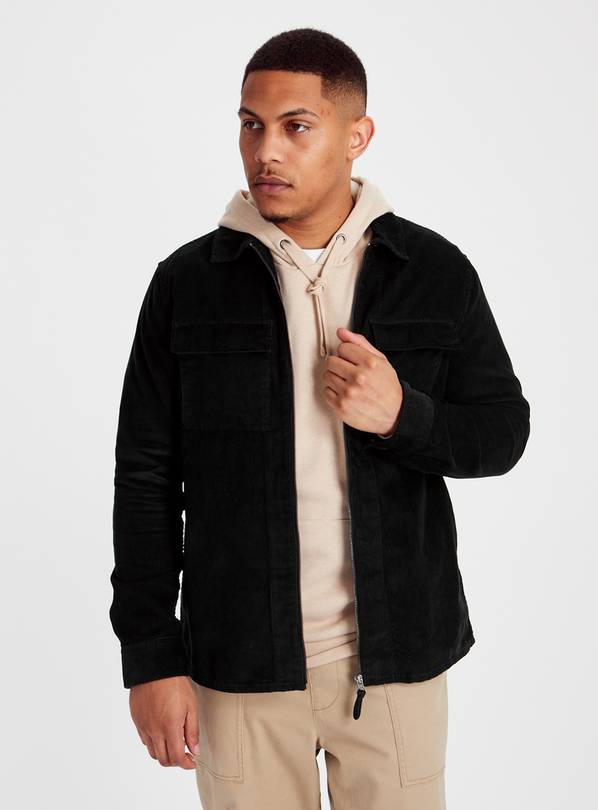Buy Navy Corduroy Zip Jacket XXL | Shirts | Argos