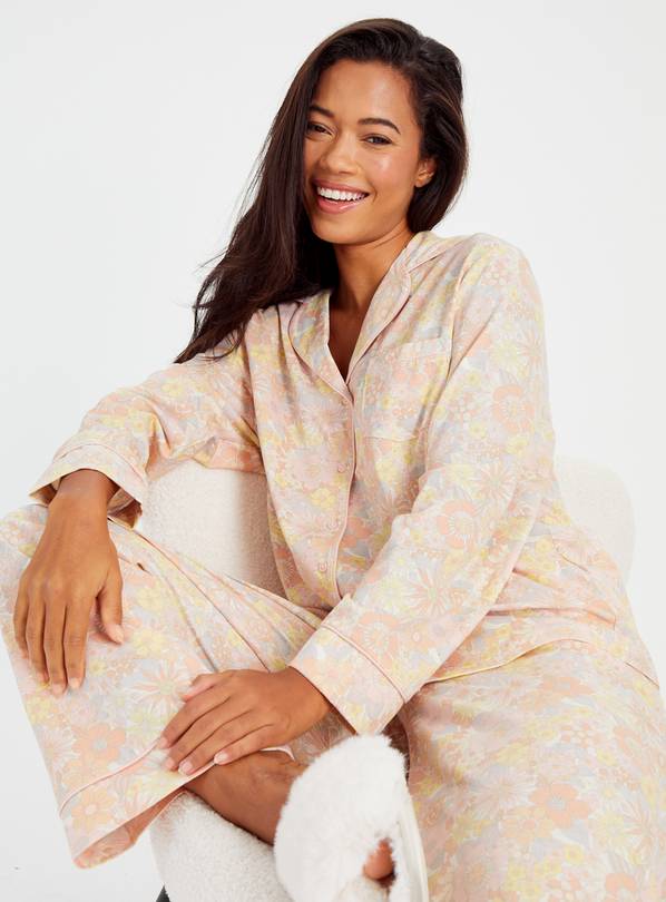 Buy Floral Vintage Style Jersey Pyjamas 20 | Pyjamas | Argos