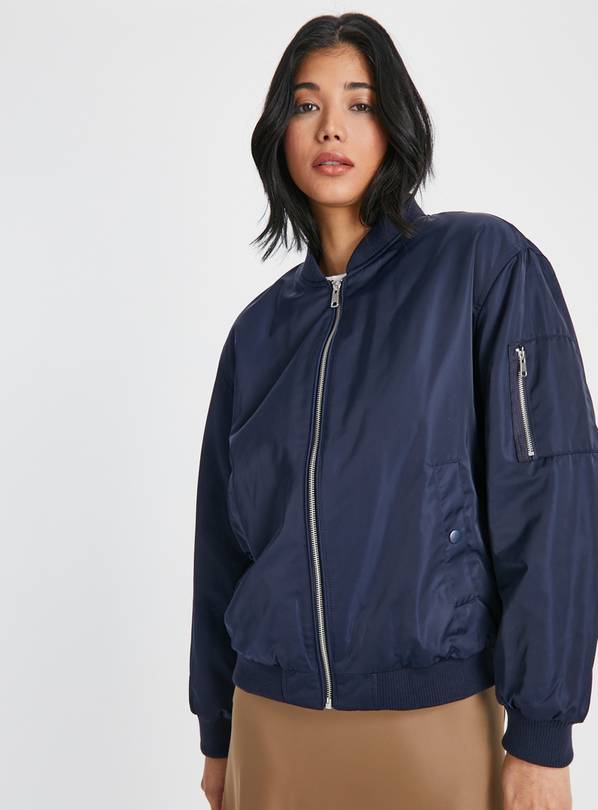 Buy Navy Bomber Jacket 18 | Coats | Argos