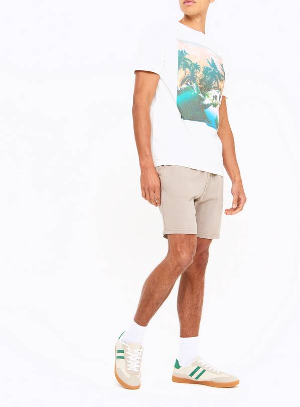 Buy Neutral Garment Dye Jersey Shorts XXL | Shorts | Argos