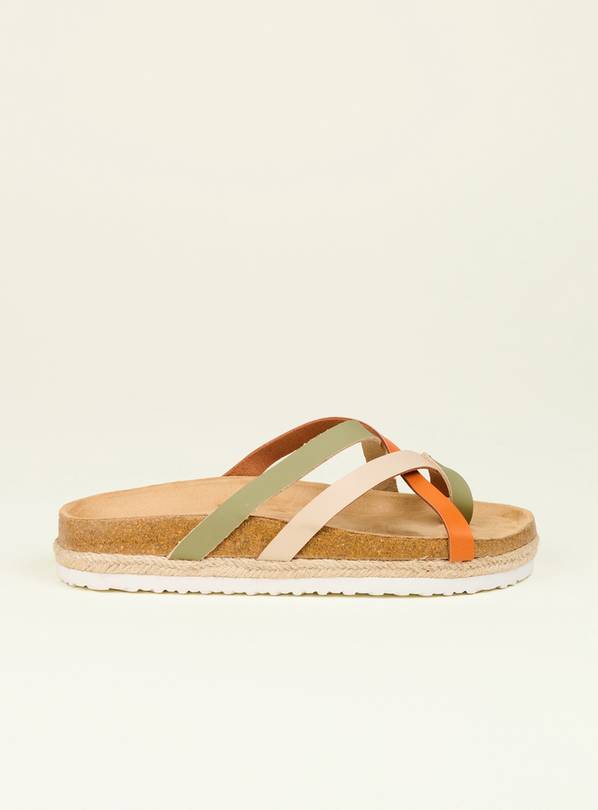 Buy BRAKEBURN Savana Multi Strap Sandal 4 | Sandals | Argos