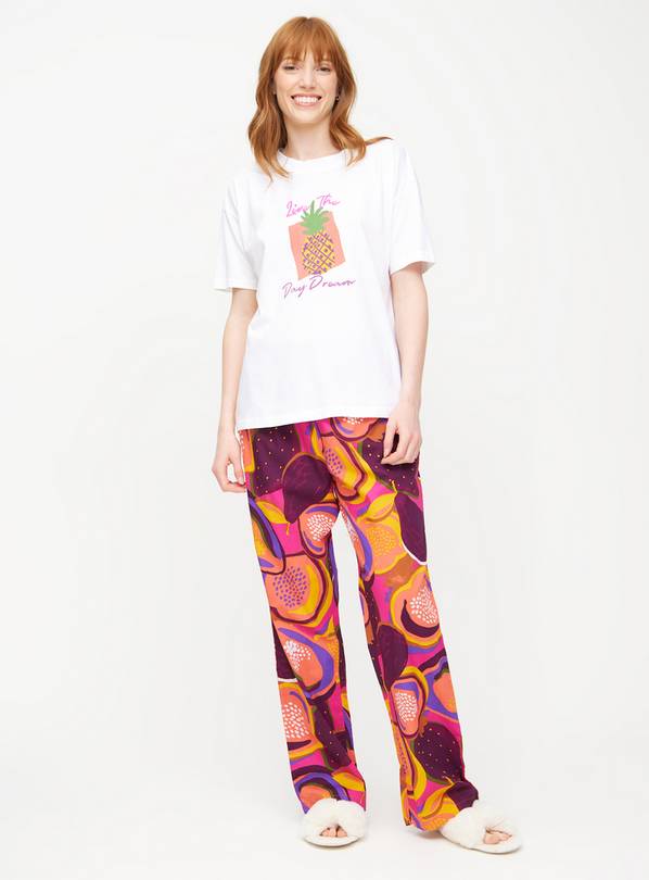 Buy Live The Daydream Slogan Pyjamas 24 | Pyjamas | Argos