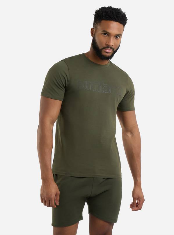 Buy UMBRO Linear Logo Graphic Tee L | Sportswear | Argos