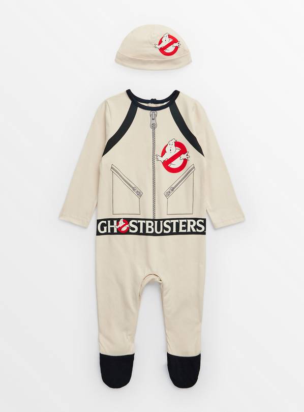 Buy Novelty Halloween Ghostbusters Sleepsuit & Hat Set 12-18 months ...