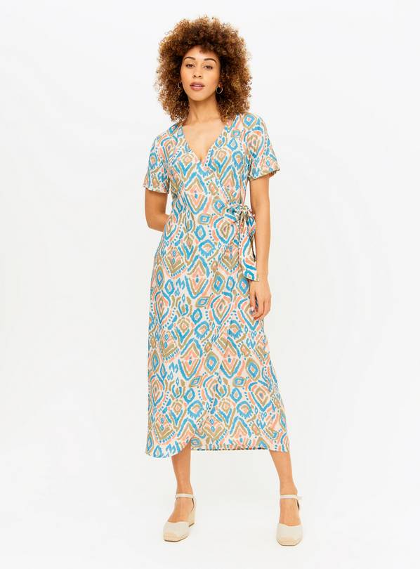 Buy Ikat Print Midaxi Tea Dress 16 | Dresses | Argos