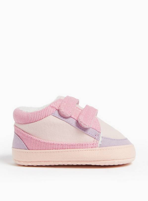 Buy Pink Twin Strap Trainers 6-9 months | Shoes and slippers | Argos