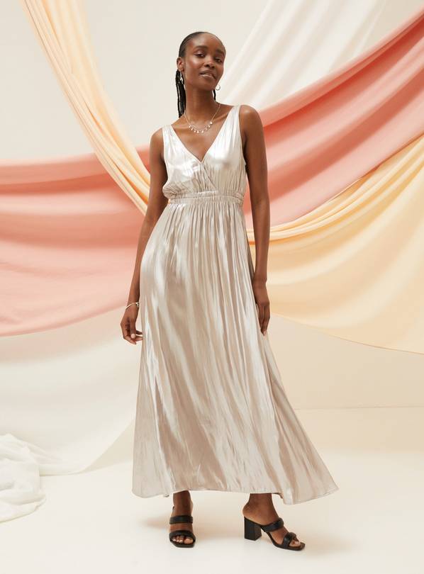 Buy FATFACE Mimosa Metallic Maxi Dress 8 | Dresses | Argos