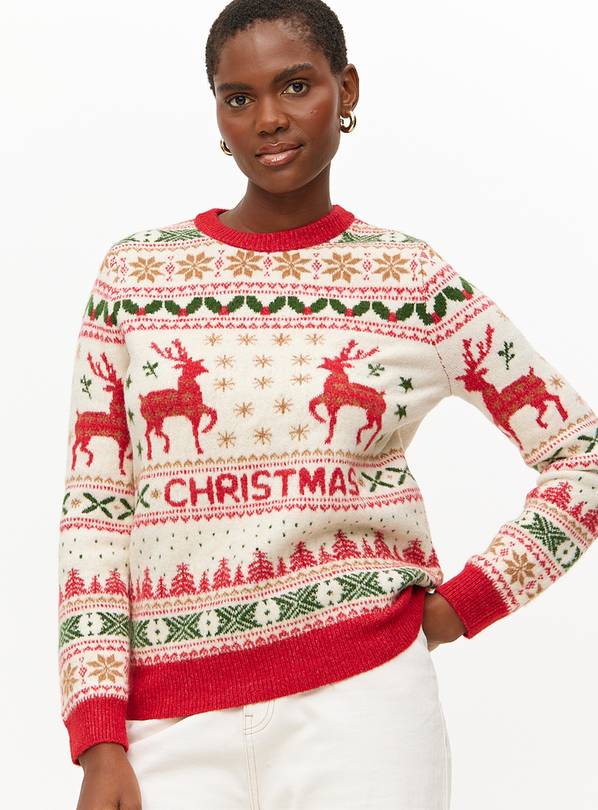 Buy Matching Family Women's Christmas Vintage-Style Jumper 12 | Jumpers ...