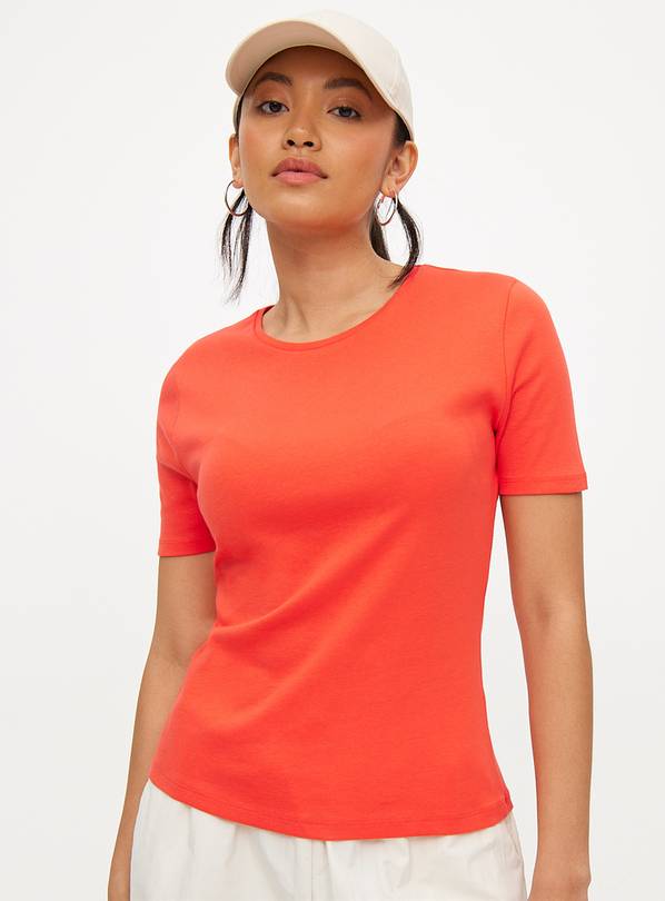 Buy Red Slim Fit T-Shirt 10 | T-shirts | Argos