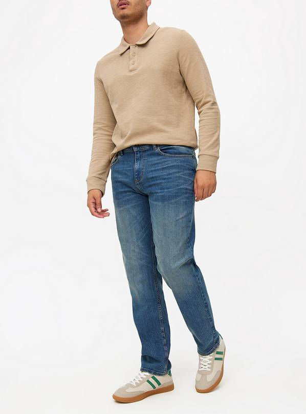 Buy Mid Denim Straight Leg Jeans 30R | Jeans | Tu