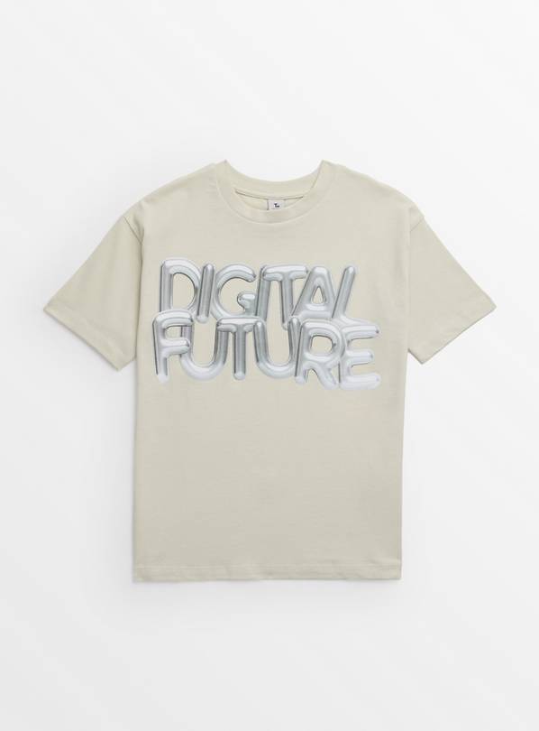 Buy Grey Digital Future Printed T-Shirt 12 years | T-shirts and shirts ...