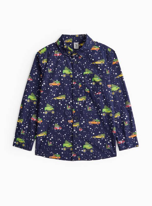 Buy Mini Me Kids' Christmas Trucks Printed Shirt 1 year | T-shirts and ...