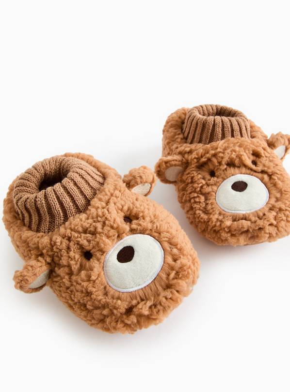 Buy Matching Family Kids' Brown Bear Borg Booties 4-6.5 | Underwear and ...
