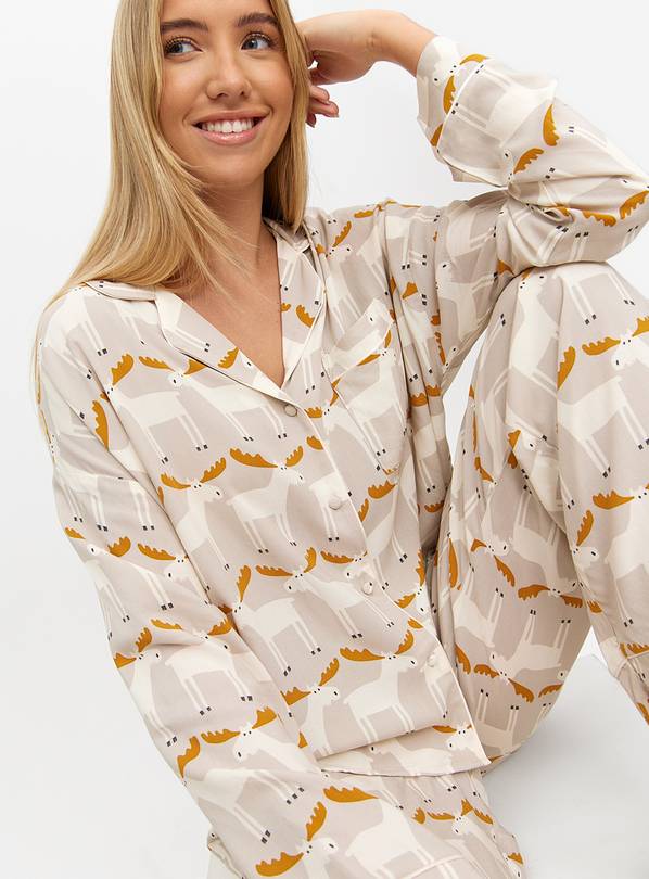 Buy Tu X Scion Marty Moose Printed Traditional Pyjamas 14 | Pyjamas | Argos