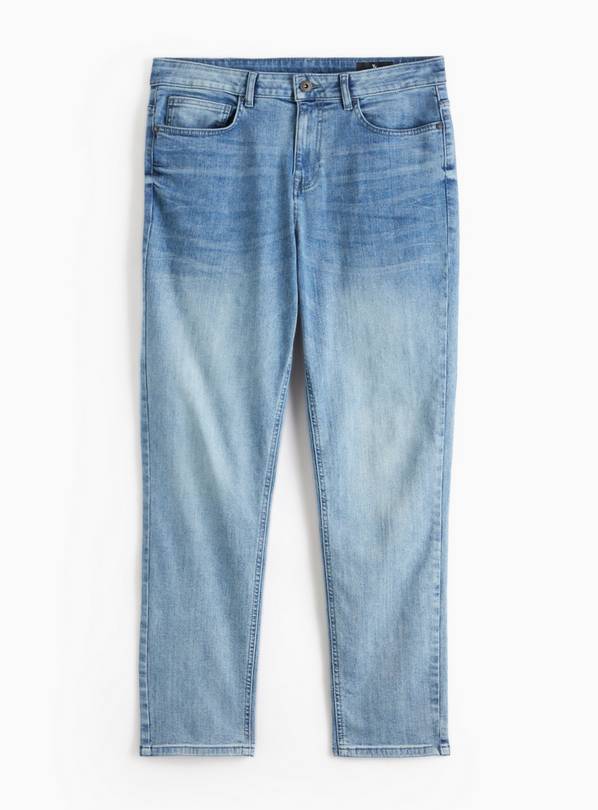 Buy Faded Blue Tinted Denim Slim Fit Jeans 36S | Jeans | Argos