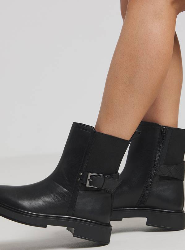 Buy SIMPLY BE Chelsea Leather Ankle Boot Extra Fit Wide 6 | Boots | Argos