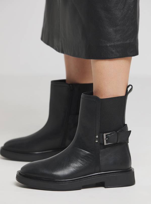 Buy SIMPLY BE Chelsea Leather Ankle Boot Wide Fit 6 | Boots | Argos
