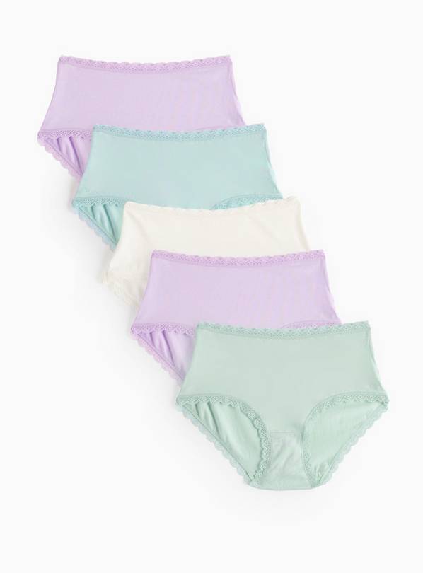 Buy Pastel Model Midi Knickers 5 Pack 10 | Knickers | Argos
