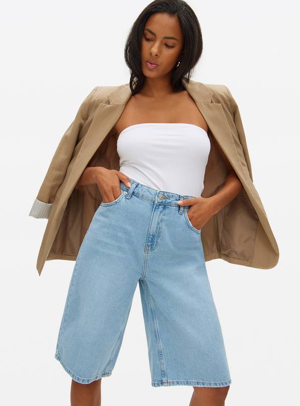 Buy Light Washed Denim Jorts 14 | Shorts | Argos