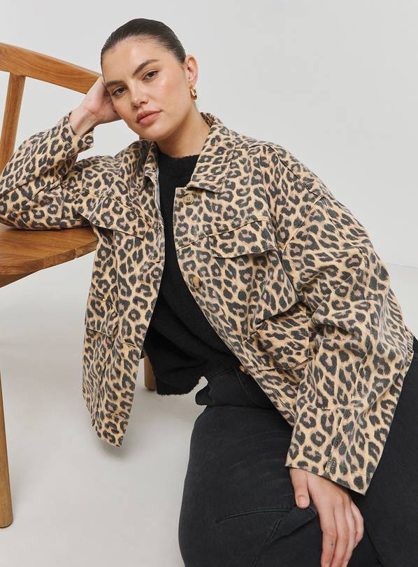 Buy SIMPLY BE Leopard Boxy Jacket 22 | Coats | Tu