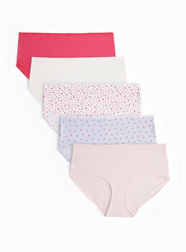 Buy Valentine's Day Print Knicker Shorts 5 Pack 16 | Knickers | Argos