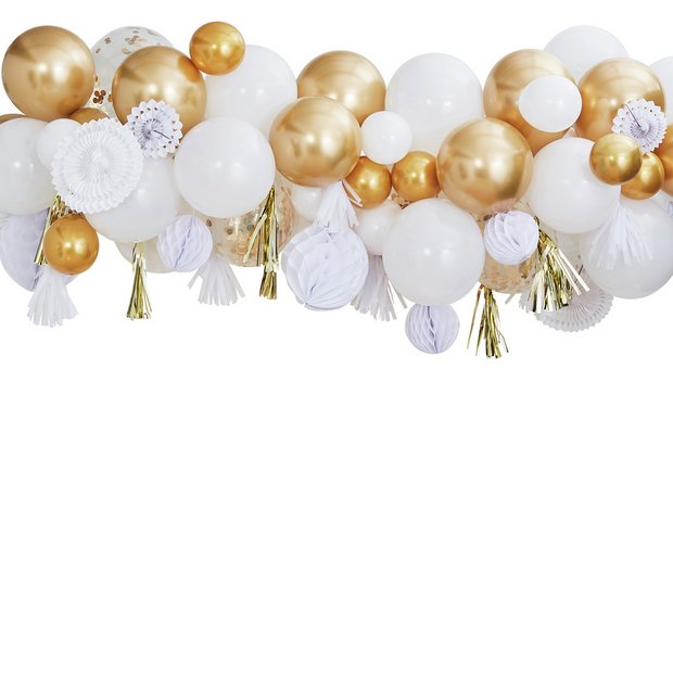 Buy Ginger Ray Metallic Balloon Garland Fans Balloons Argos