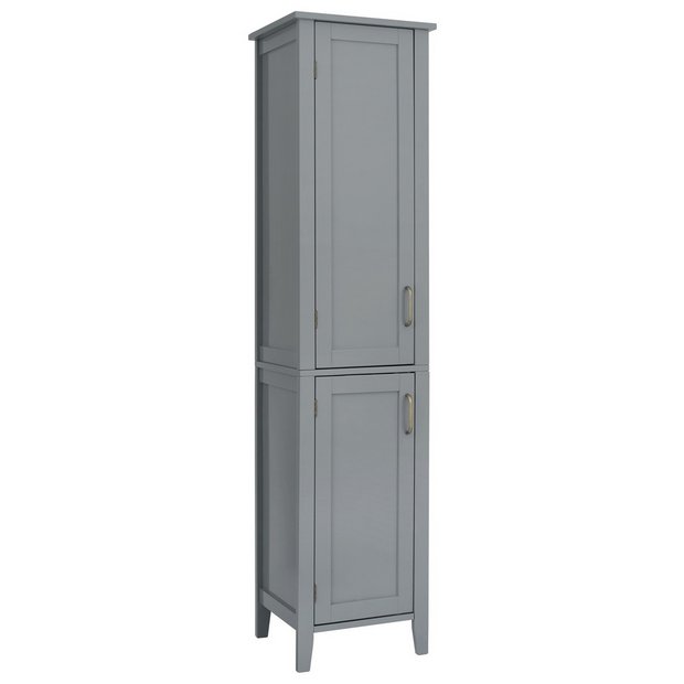Buy Teamson Home Mercer Tallboy Grey Freestanding bathroom cabinets Argos