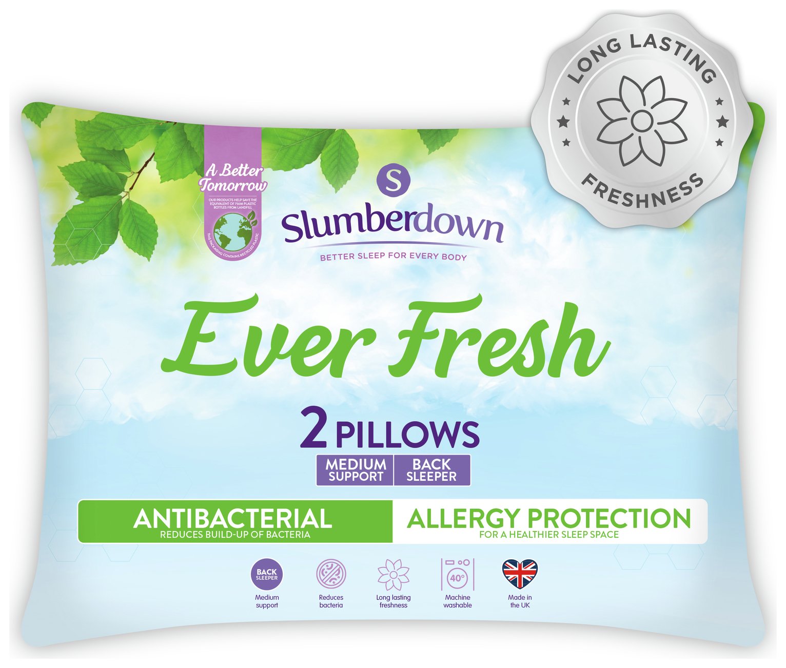 Pillows | Memory Foam & Orthopaedic Pillows | Argos