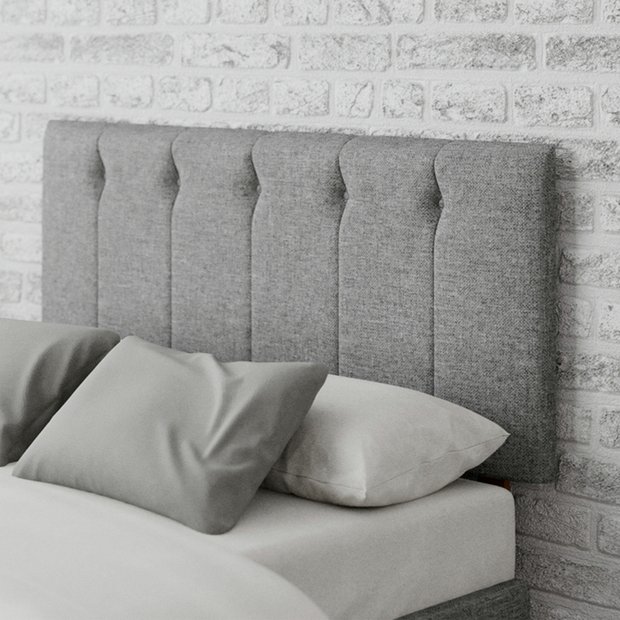 Buy Aspire Hepburn Twill Double Headboard Grey Headboards Argos