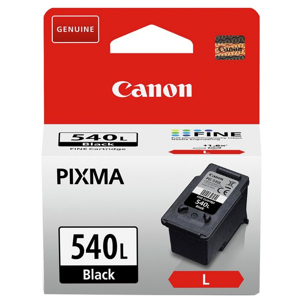 Buy Canon PG 540L Ink Cartridge Black Printer ink Argos