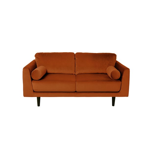 Argos orange sofa bed store