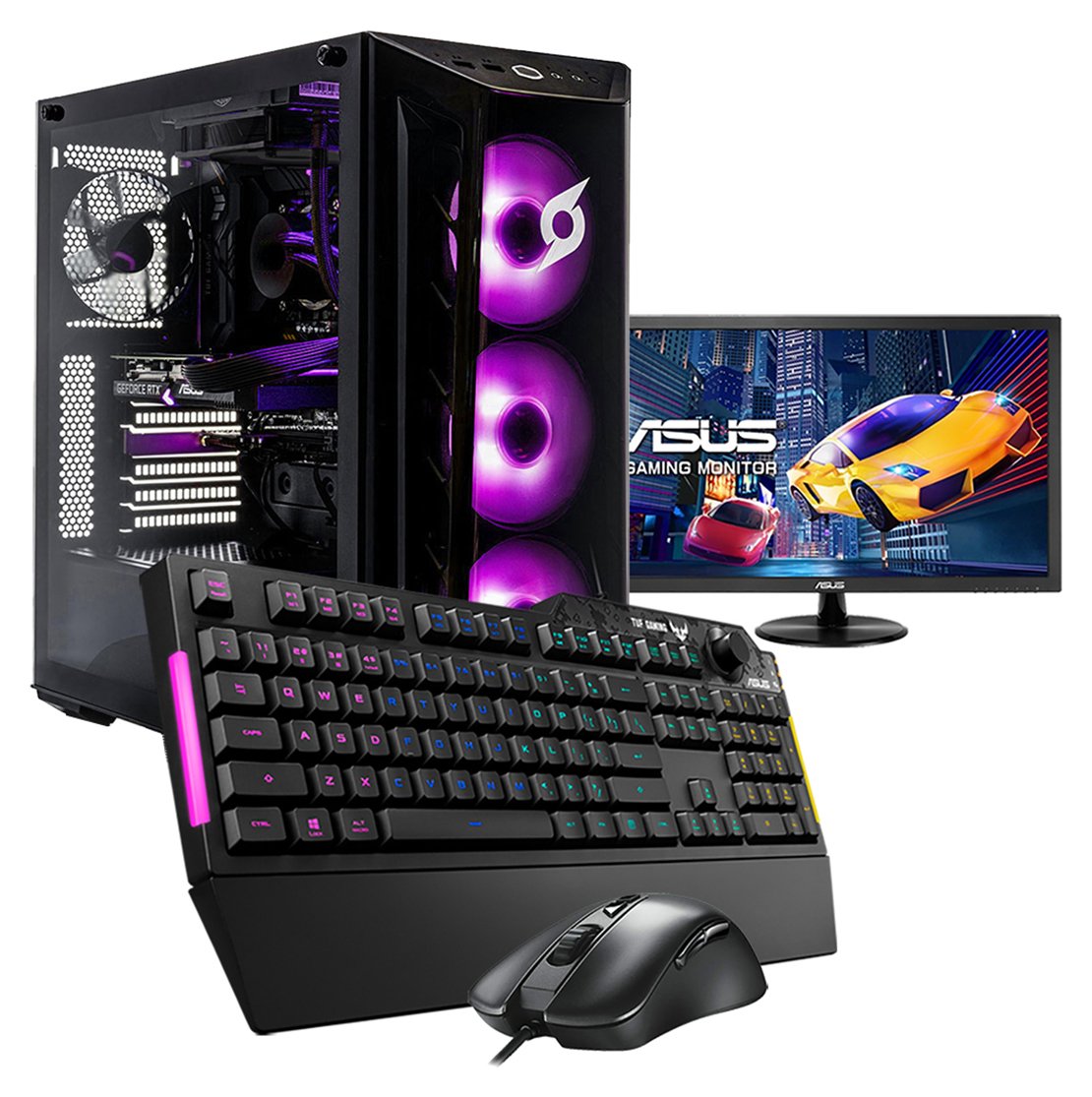 Desktop with monitors Desktops | Argos