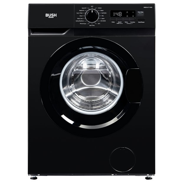 Buy Bush WMSAA714EB 7KG 1400 Spin Washing Machine Black Washing machines Argos