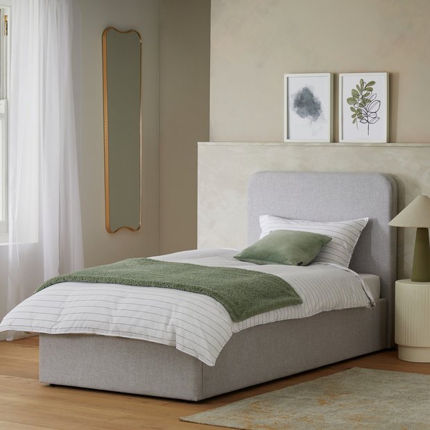 Buy Habitat Chadwell Single End Lift Ottoman Bed Grey Bed frames Habitat