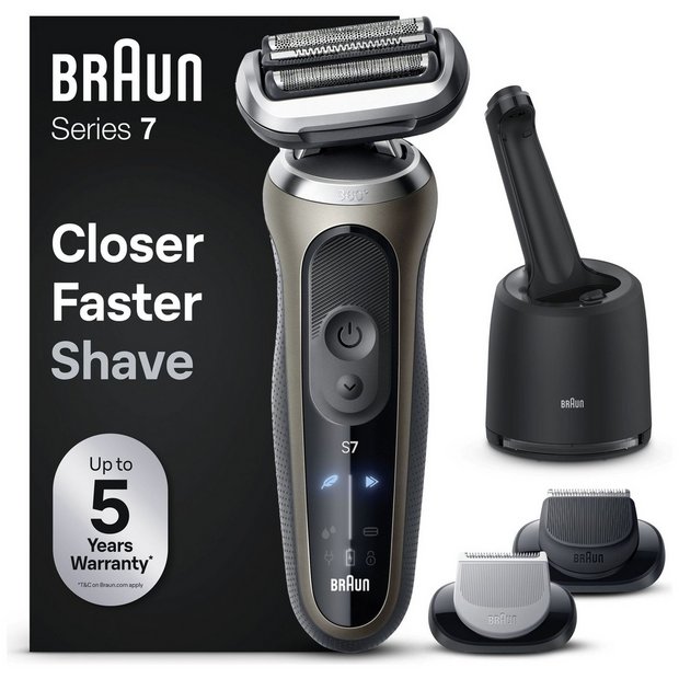 Buy Braun Series 7 Cordless Wet and Dry Use Electric Shaver Mens electric shavers Argos