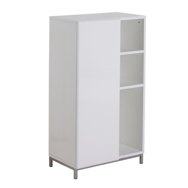 Buy Argos Home Gloss Double Unit White Freestanding bathroom cabinets Argos