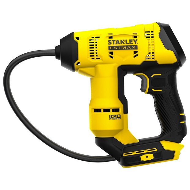 Buy Stanley Fatmax Cordless Compact High Pressure Inflator Car tyre inflators and air compressors Argos