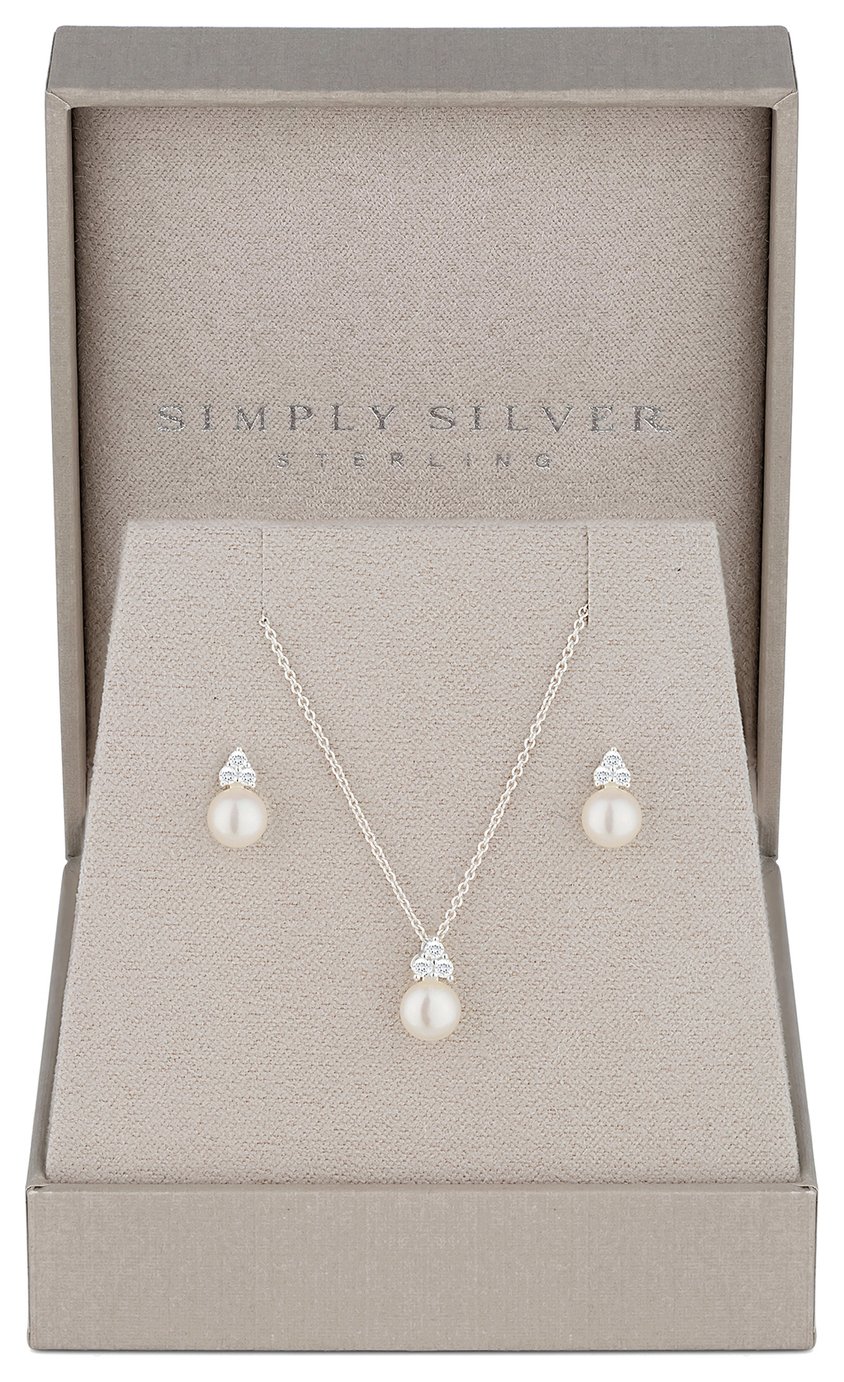 Sterling silver Womens jewellery sets | Argos